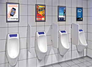 Indoor Advertising | Restroom Billboards - AD Vantage Indoor Advertising